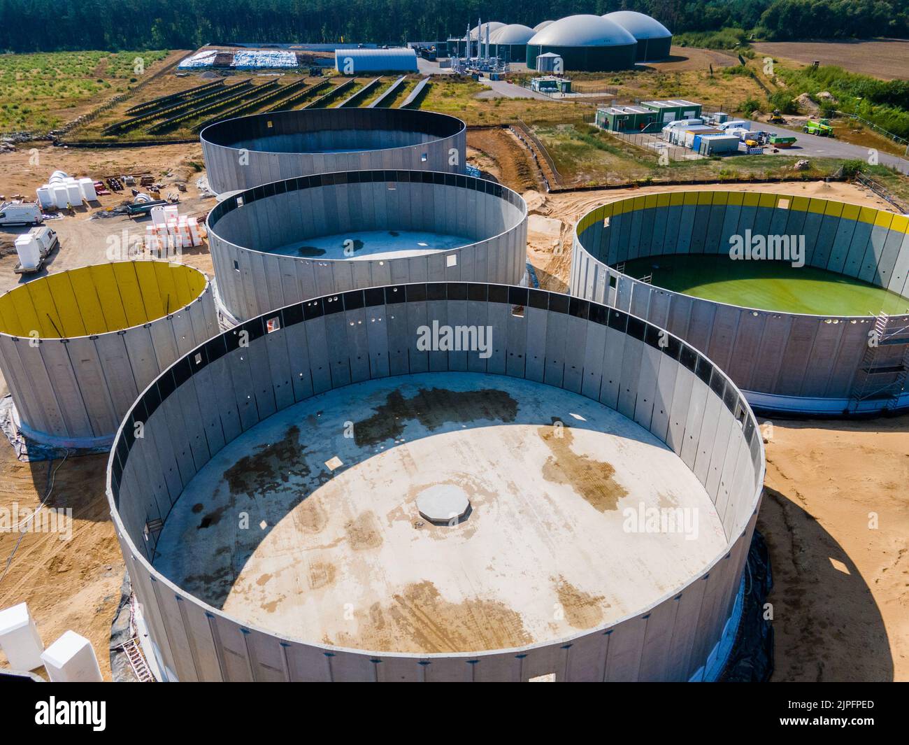 Biogas storage tanks hi-res stock photography and images - Alamy