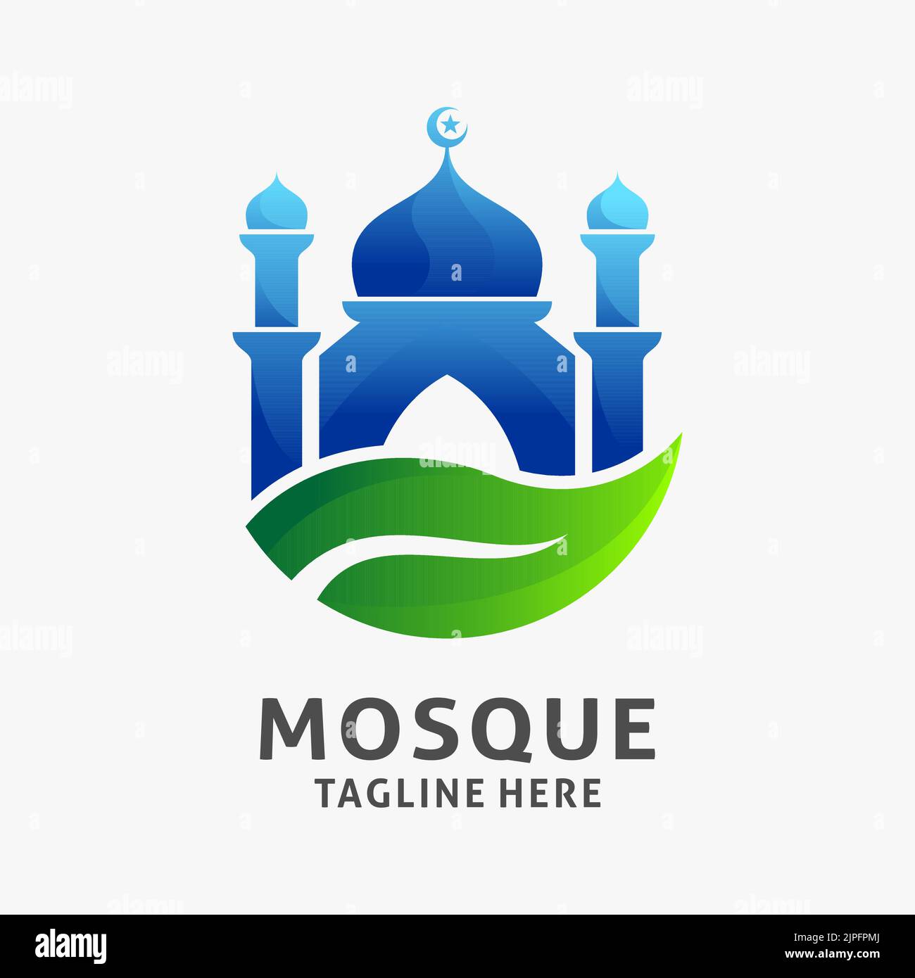 Unique islamic logo Stock Vector Images - Alamy