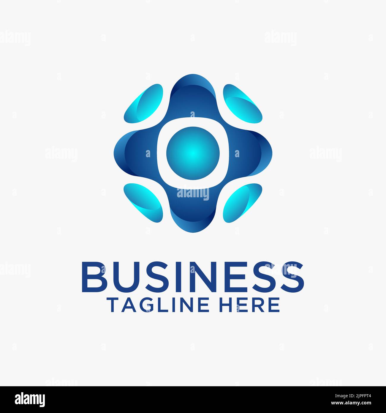 Futuristic business logo design Stock Vector Image & Art - Alamy
