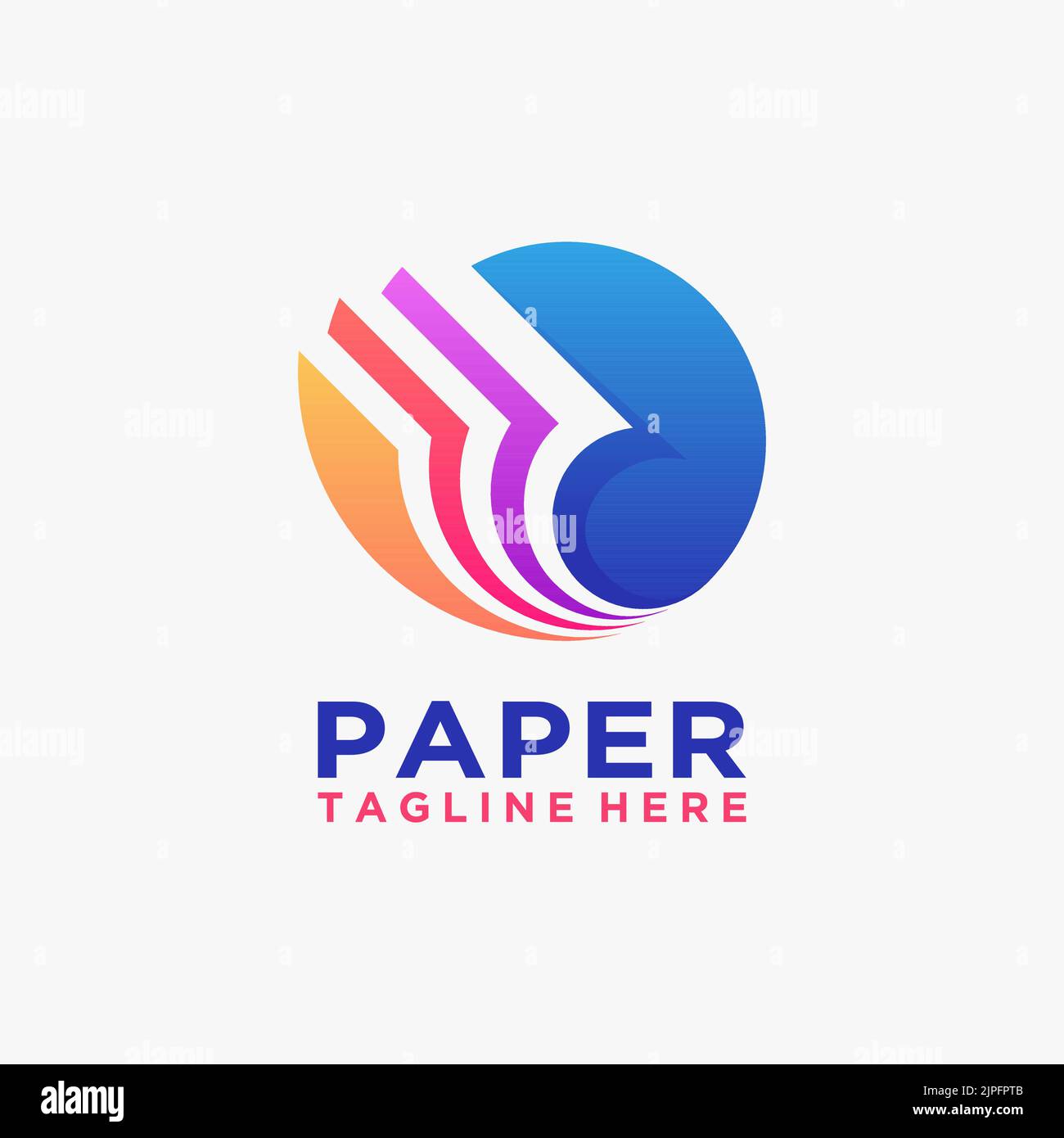 Creative paper logo design Stock Vector Image & Art - Alamy