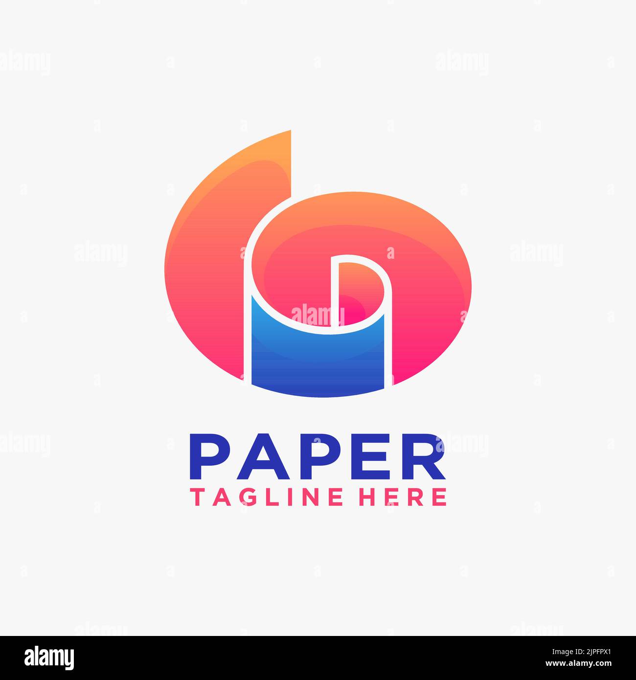 Creative paper logo design Stock Vector Image & Art - Alamy