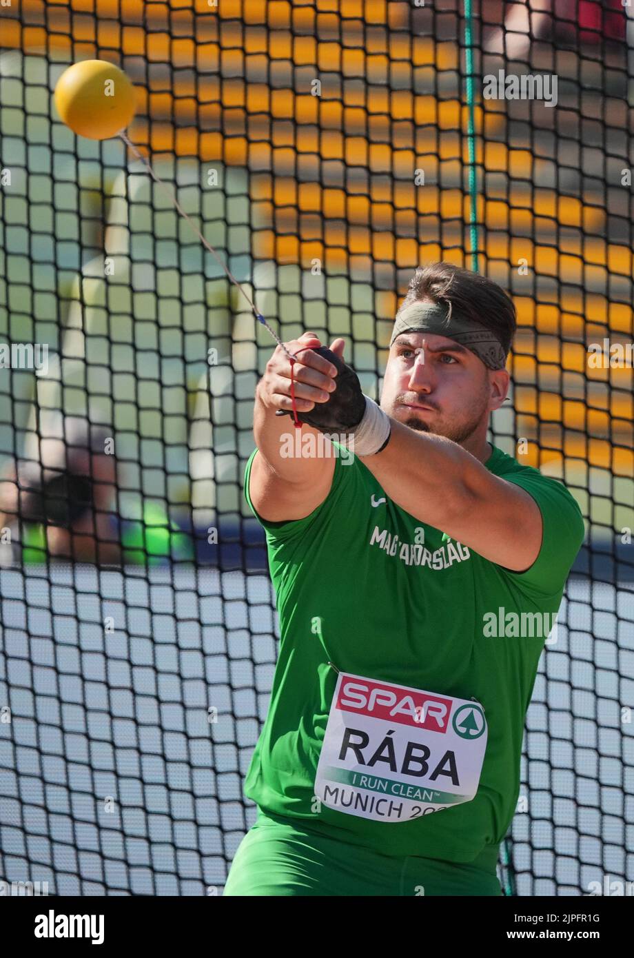 Munich, Germany. 17th Aug, 2022. Athletics: European Championship, men ...