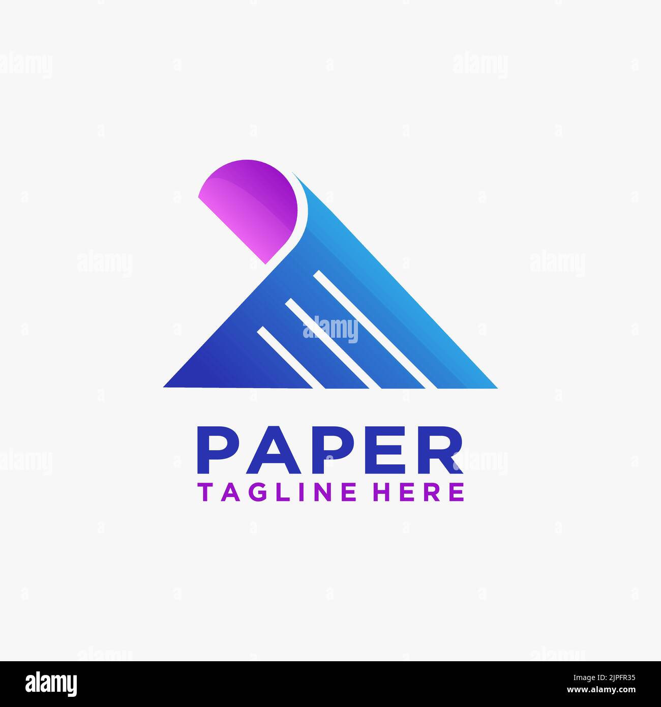 Creative paper logo design Stock Vector Image & Art - Alamy