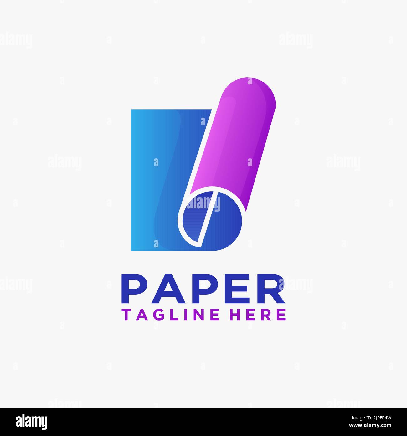 Creative paper logo design Stock Vector Image & Art - Alamy