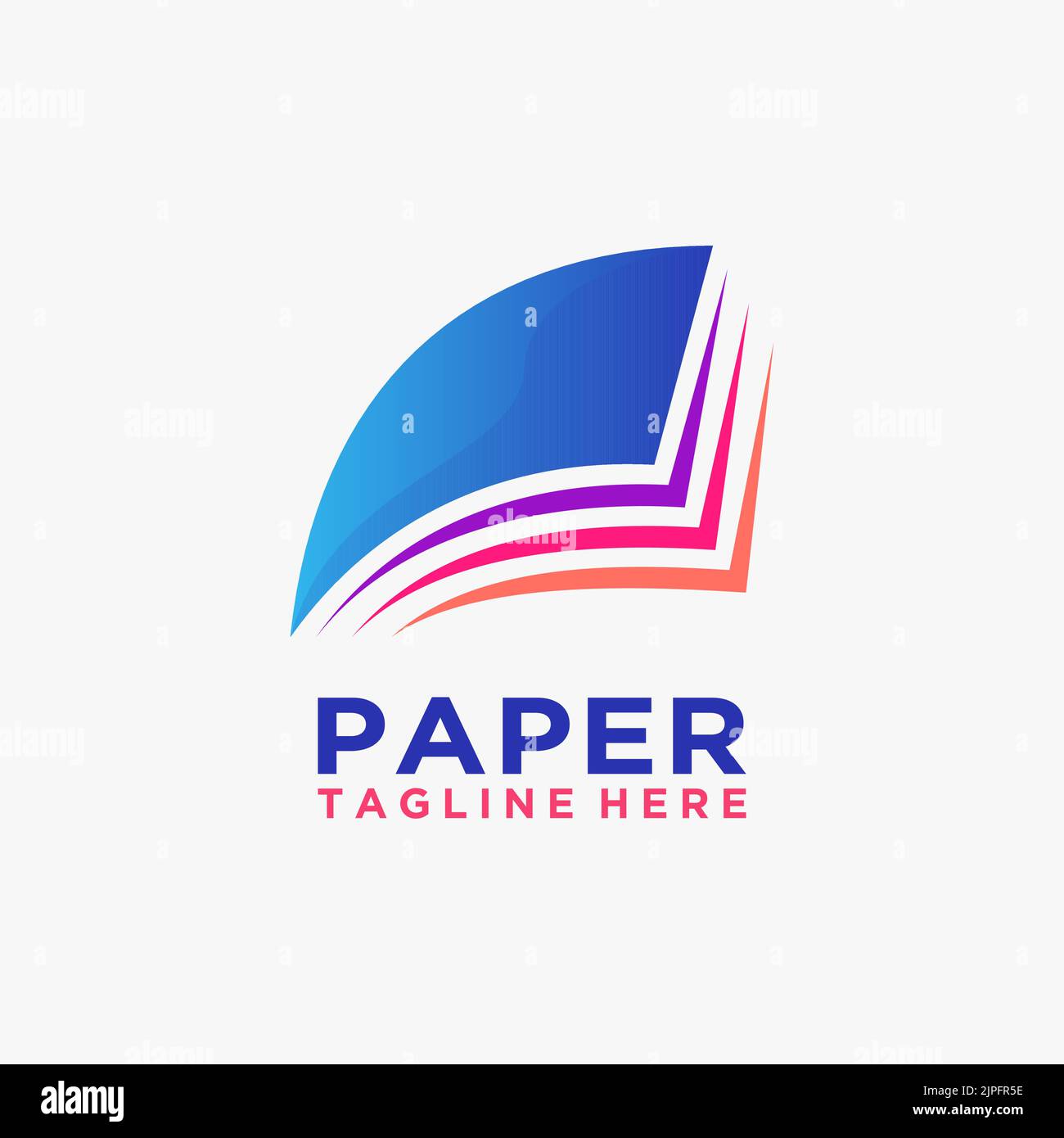 Creative paper logo design Stock Vector Image & Art - Alamy
