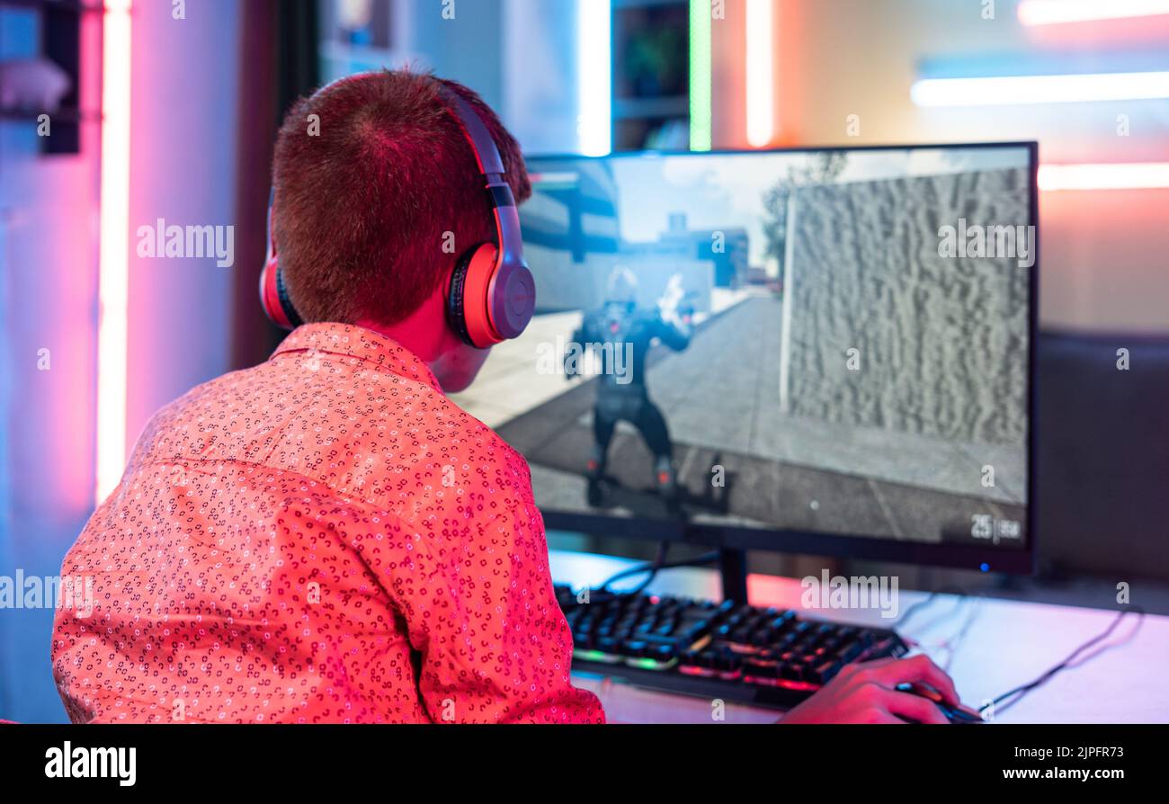 Asian children playing video game hi-res stock photography and images ...