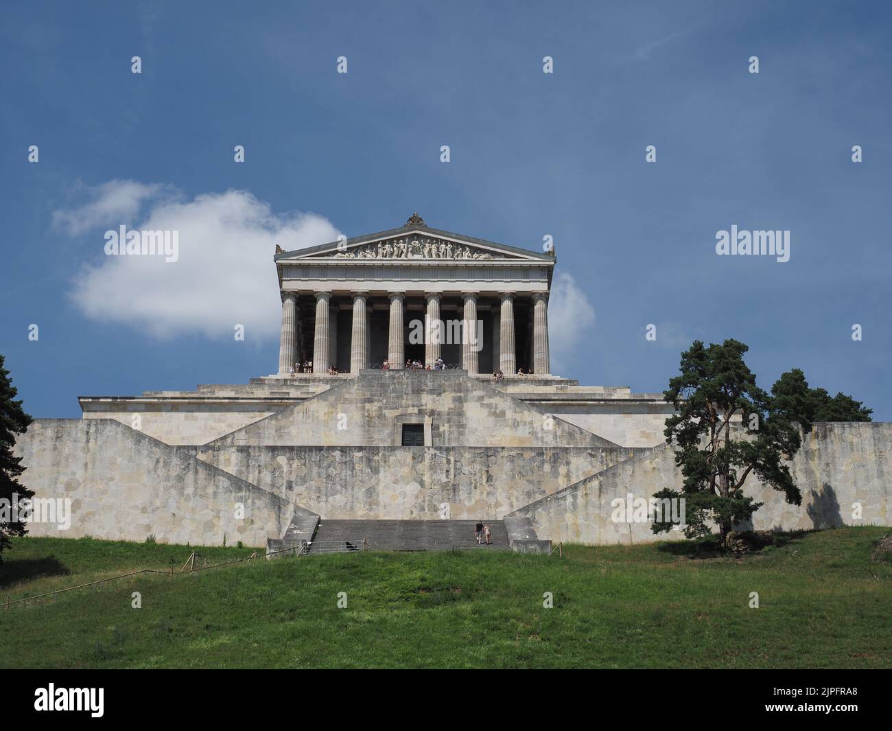 DONAUSTAUF, GERMANY - CIRCA JUNE 2022: Walhalla hall of fame temple ...