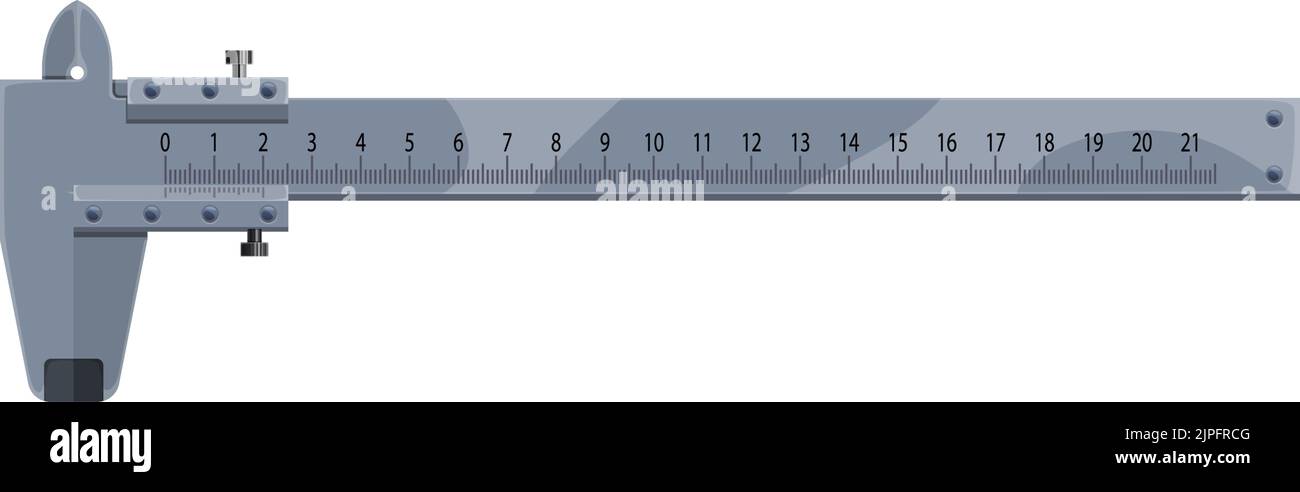 Calipers, measuring tool with ruler, construction and carpentry ...
