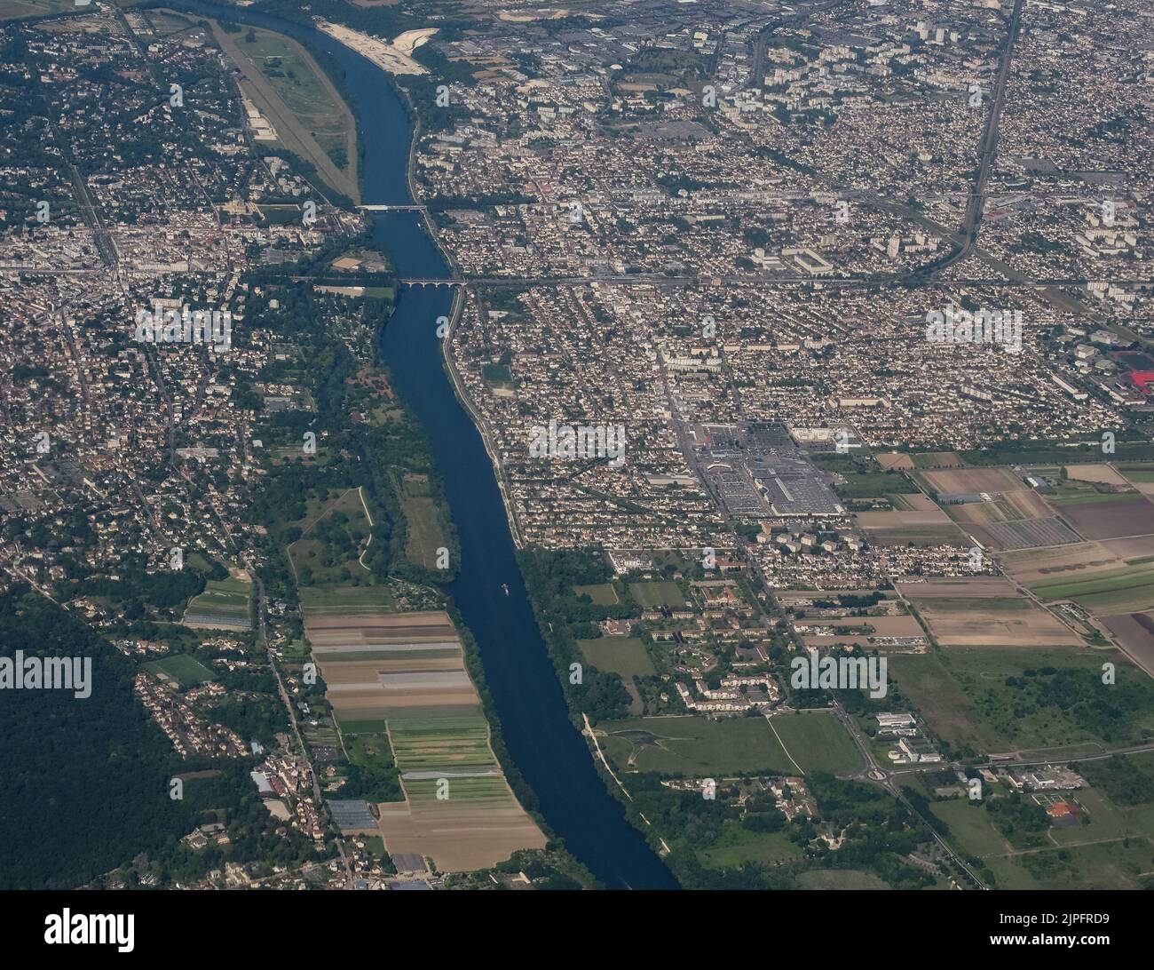 Aerial view of the city of Paris, France Stock Photo - Alamy