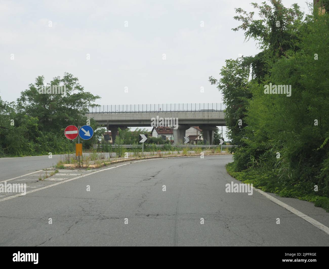 perspective view of a street from driver point of view Stock Photo - Alamy
