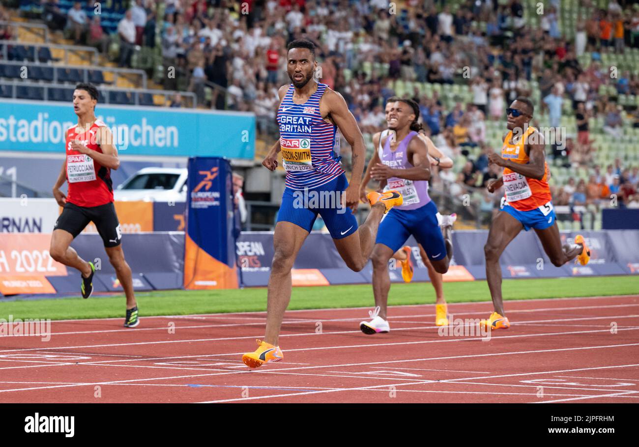 Munich, Germany. 17th Aug, 2022. European Championships, European ...