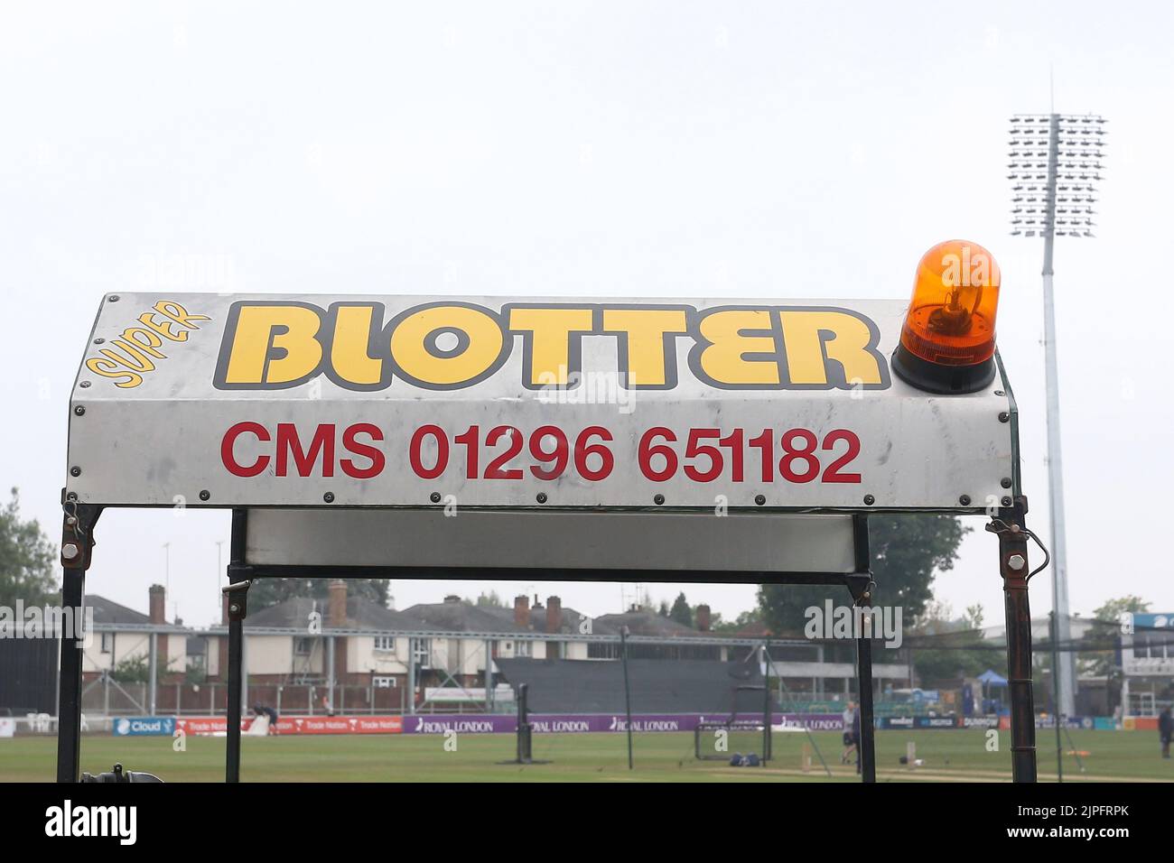 Blotter signage during Essex Eagles vs Yorkshire Vikings, Royal London ...