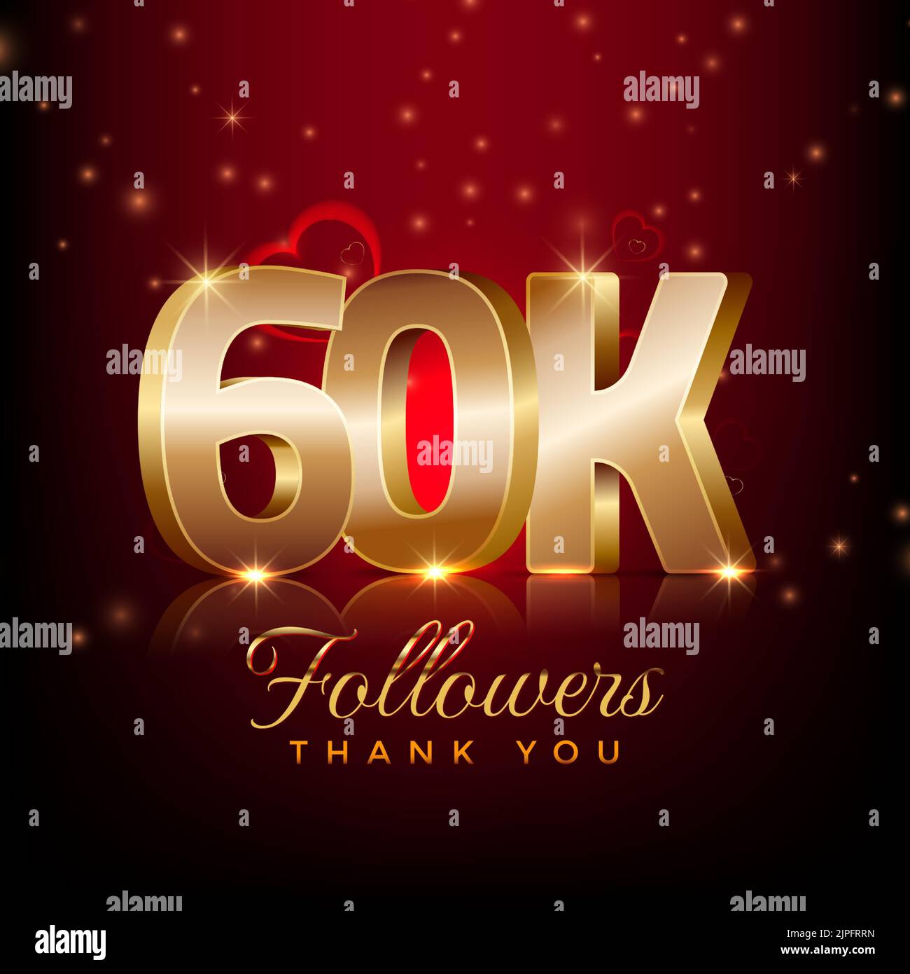 60000 followers Stock Vector Images - Alamy