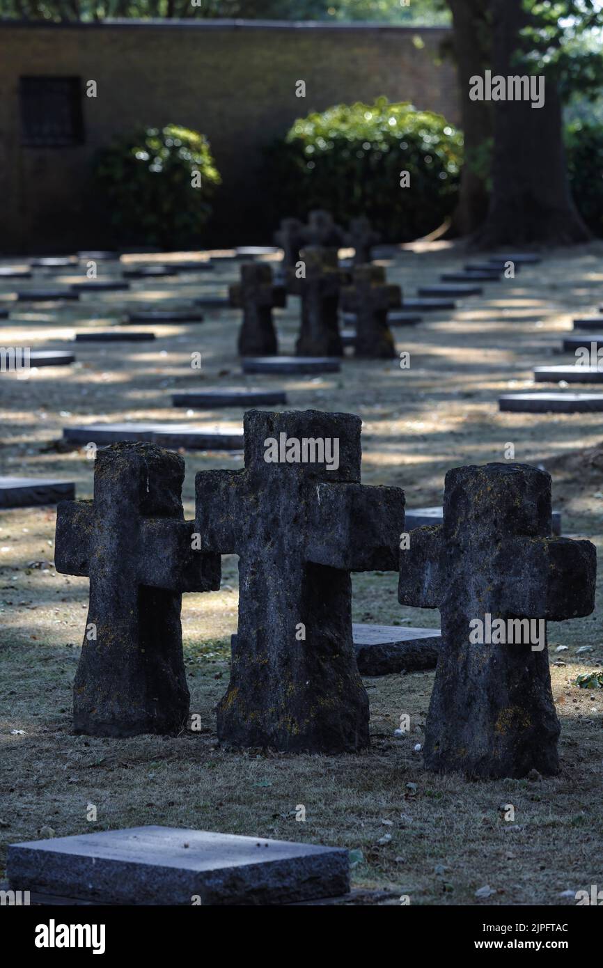 Gravestones in german cemetery in hi-res stock photography and images ...