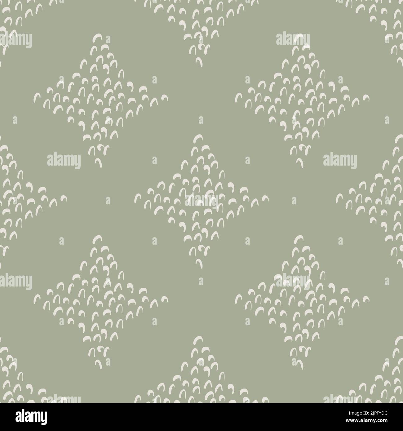 Quatrefoil seamless vector pattern background. Neutral scribbled hand ...