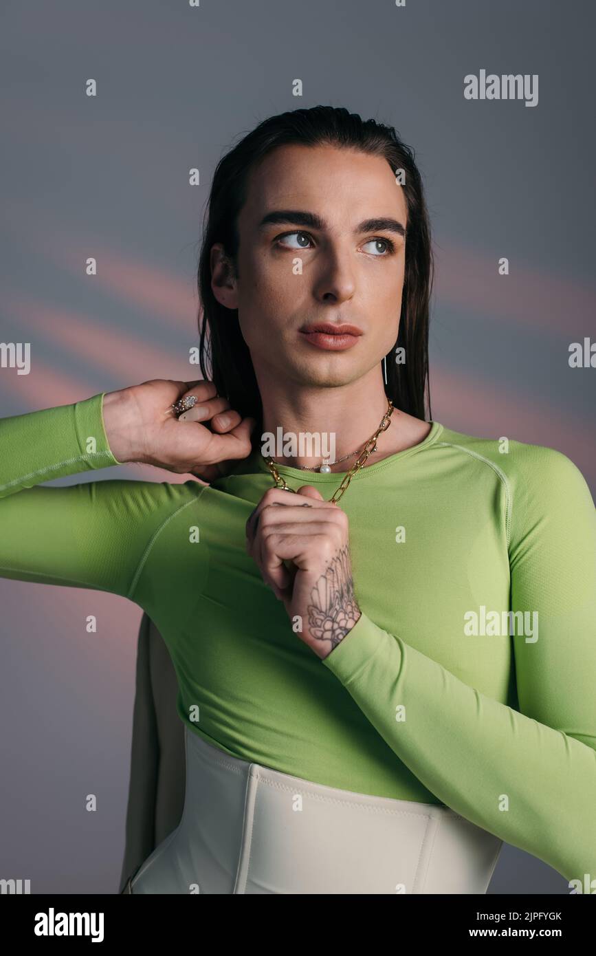 Nonbinary model hi-res stock photography and images - Alamy
