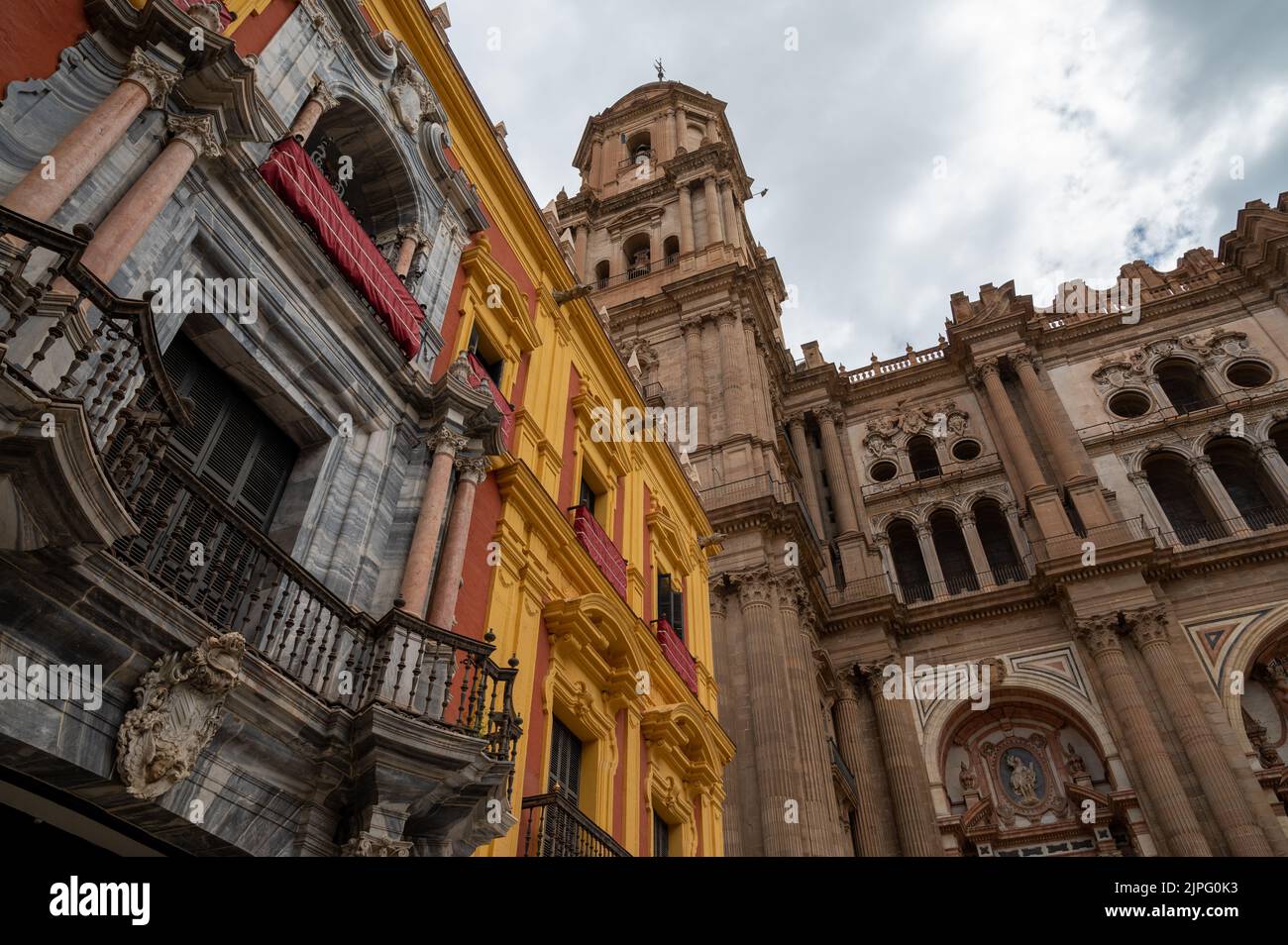 Malaga central city part hi-res stock photography and images - Alamy
