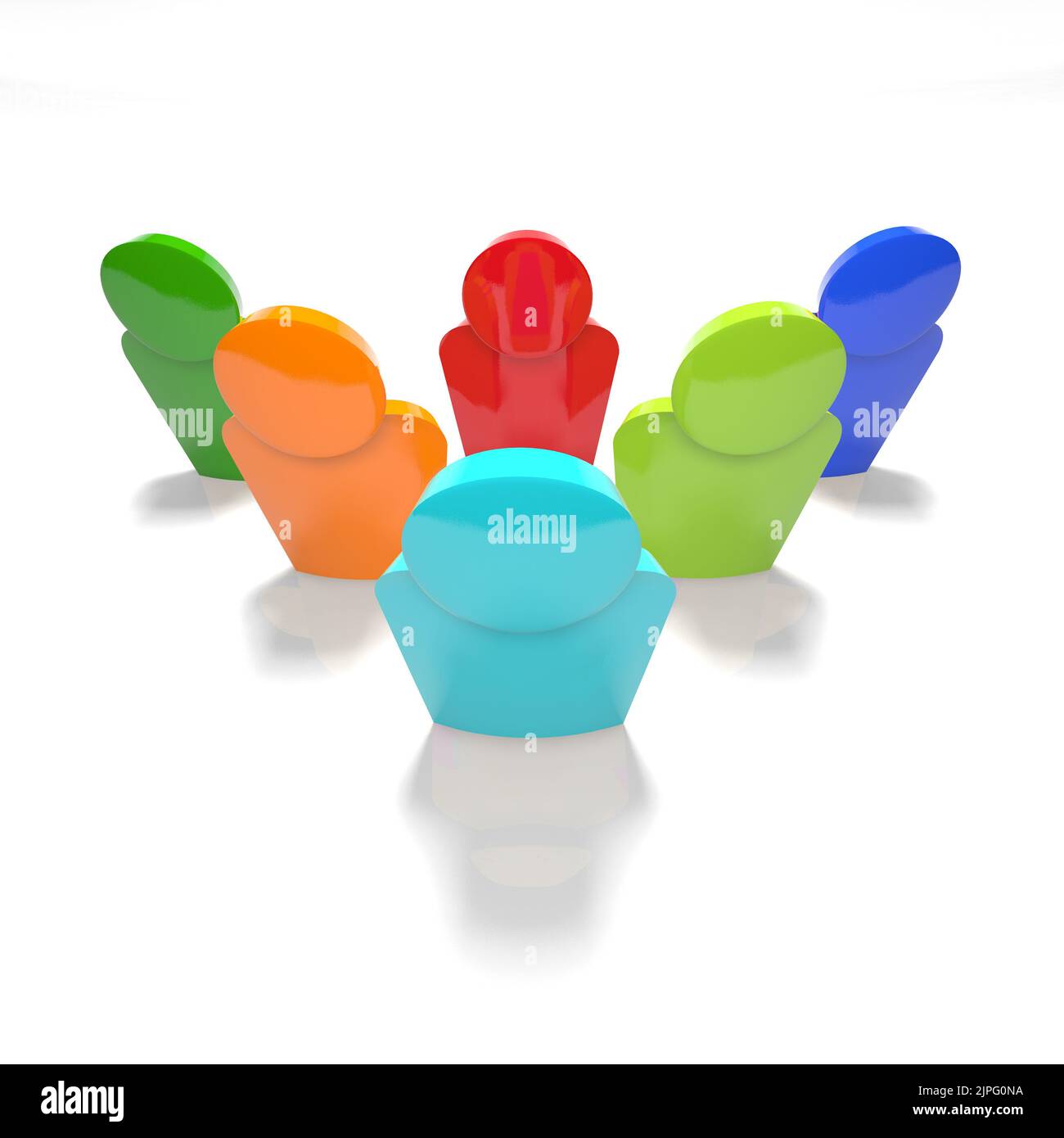 Heterogeneous group Cut Out Stock Images & Pictures - Alamy