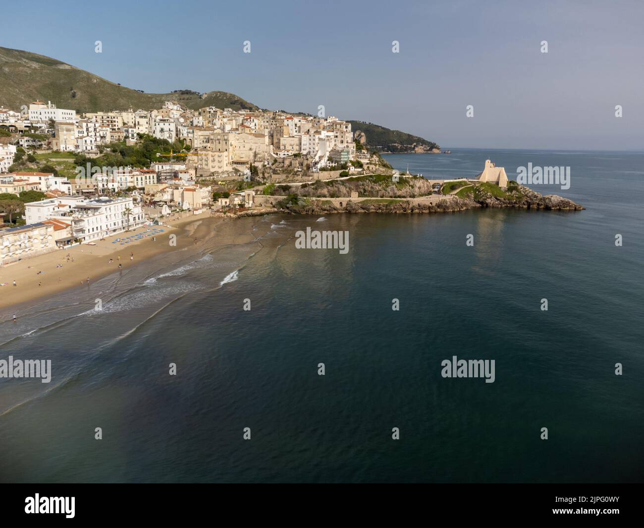 Summer vacation destination on Tyrrhenien sea old village Sperlonga ...