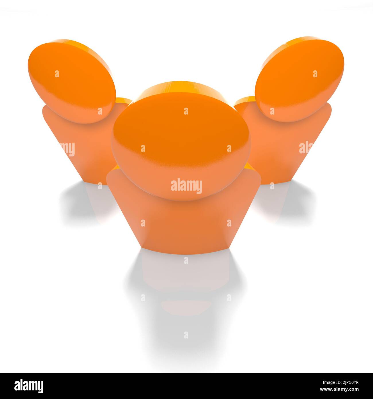 Three same Cut Out Stock Images & Pictures - Alamy