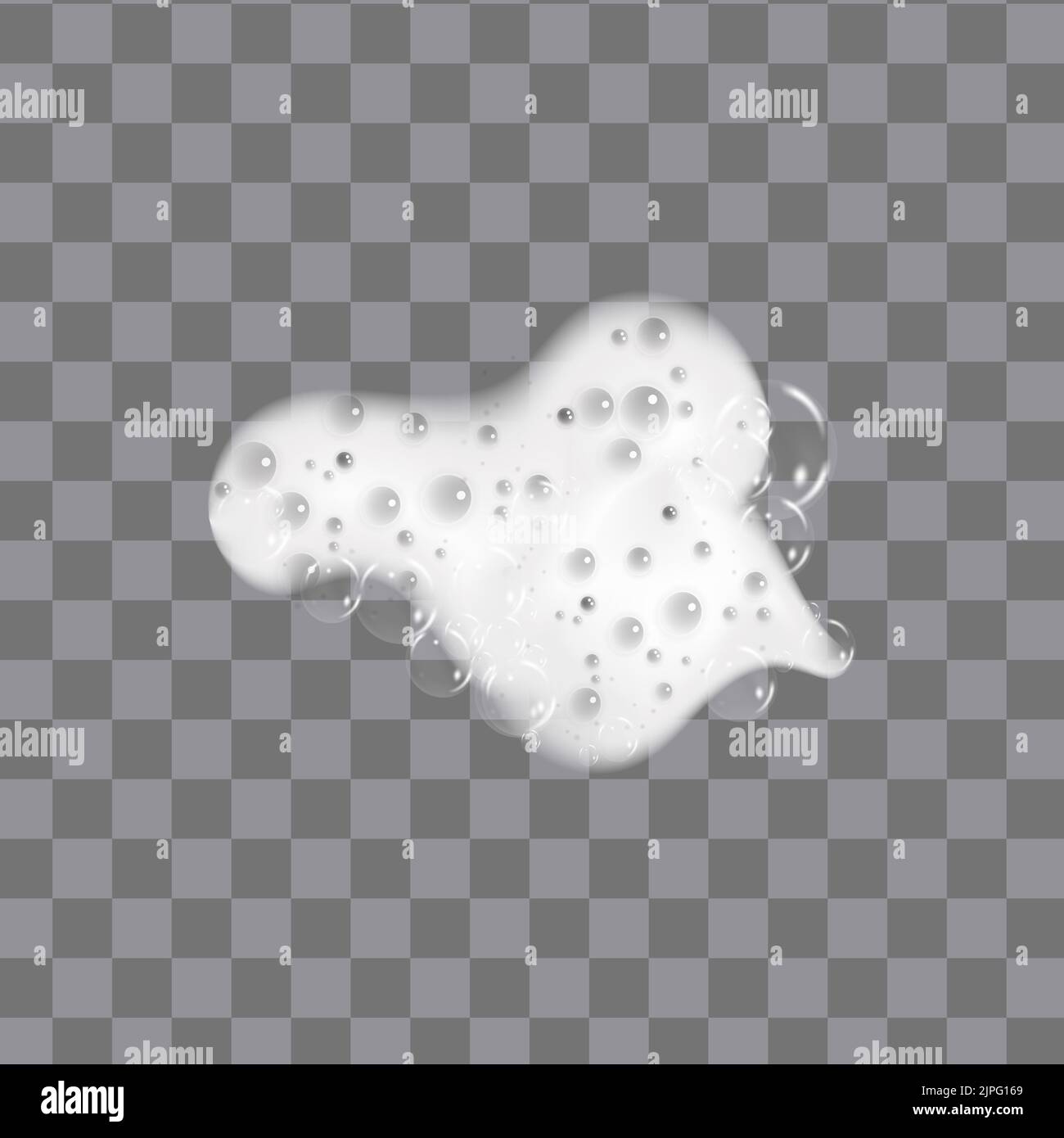 Shampoo bubbles texture.Bath foam isolated on transparent background ...