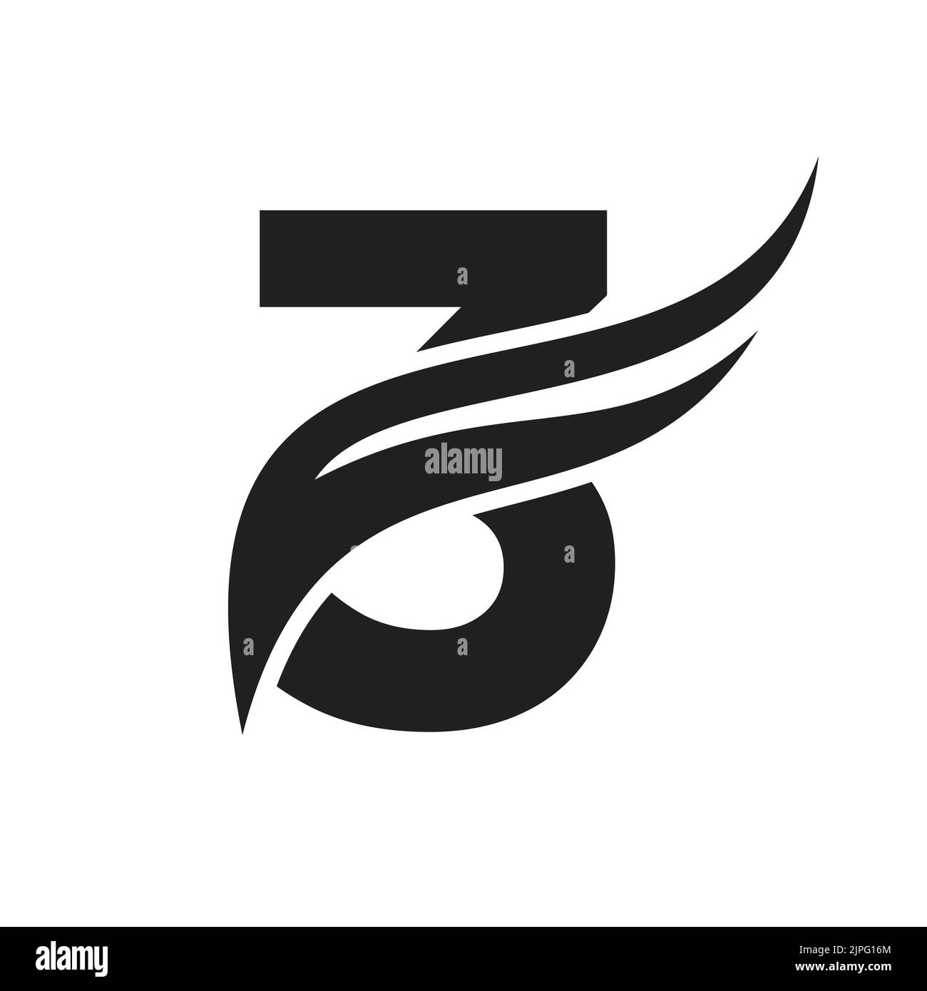 Letter 3 Wing Logo Design. Transportation Logo Letter 3 and Wings ...