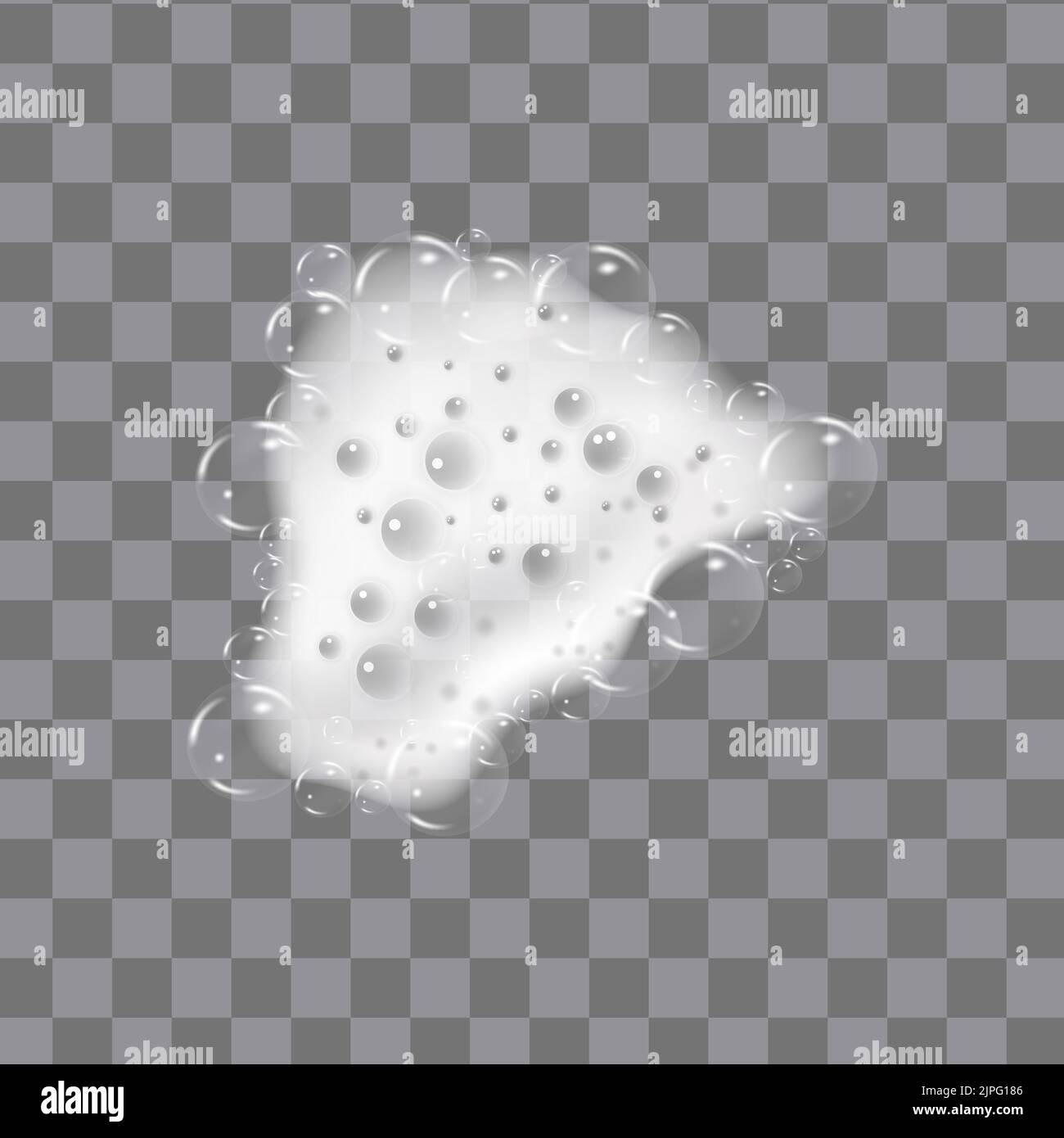 Shampoo bubbles texture.Bath foam isolated on transparent background ...