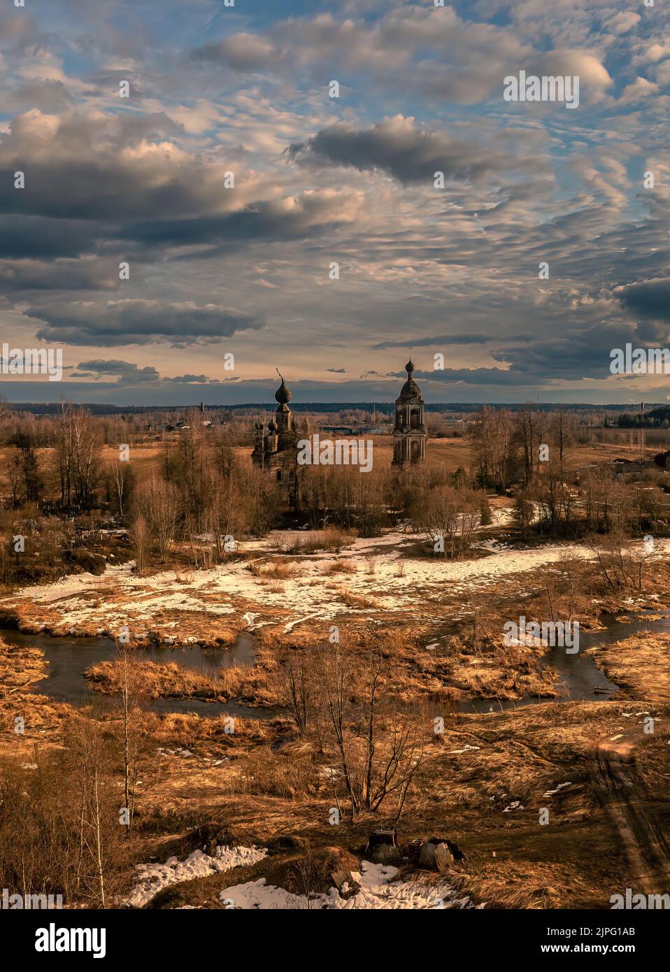 A vertical shot of the Church of the Presentation of the Lord with a ...