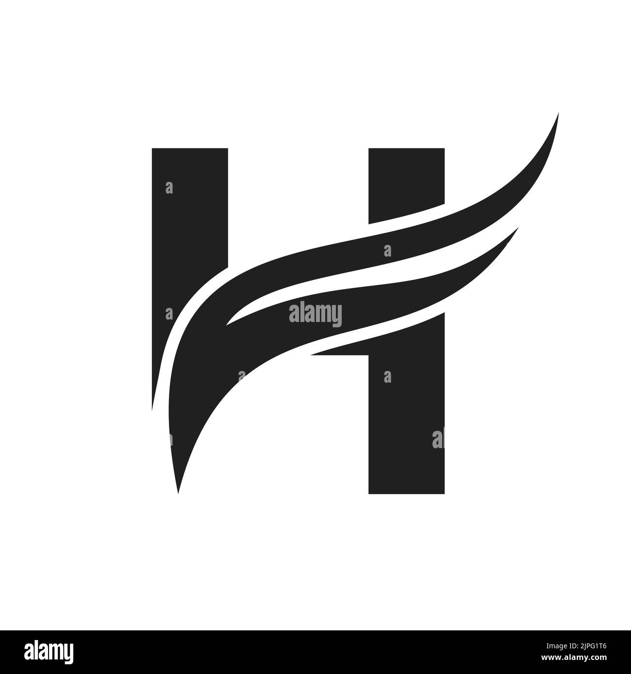 H royal wing logo Cut Out Stock Images & Pictures - Alamy