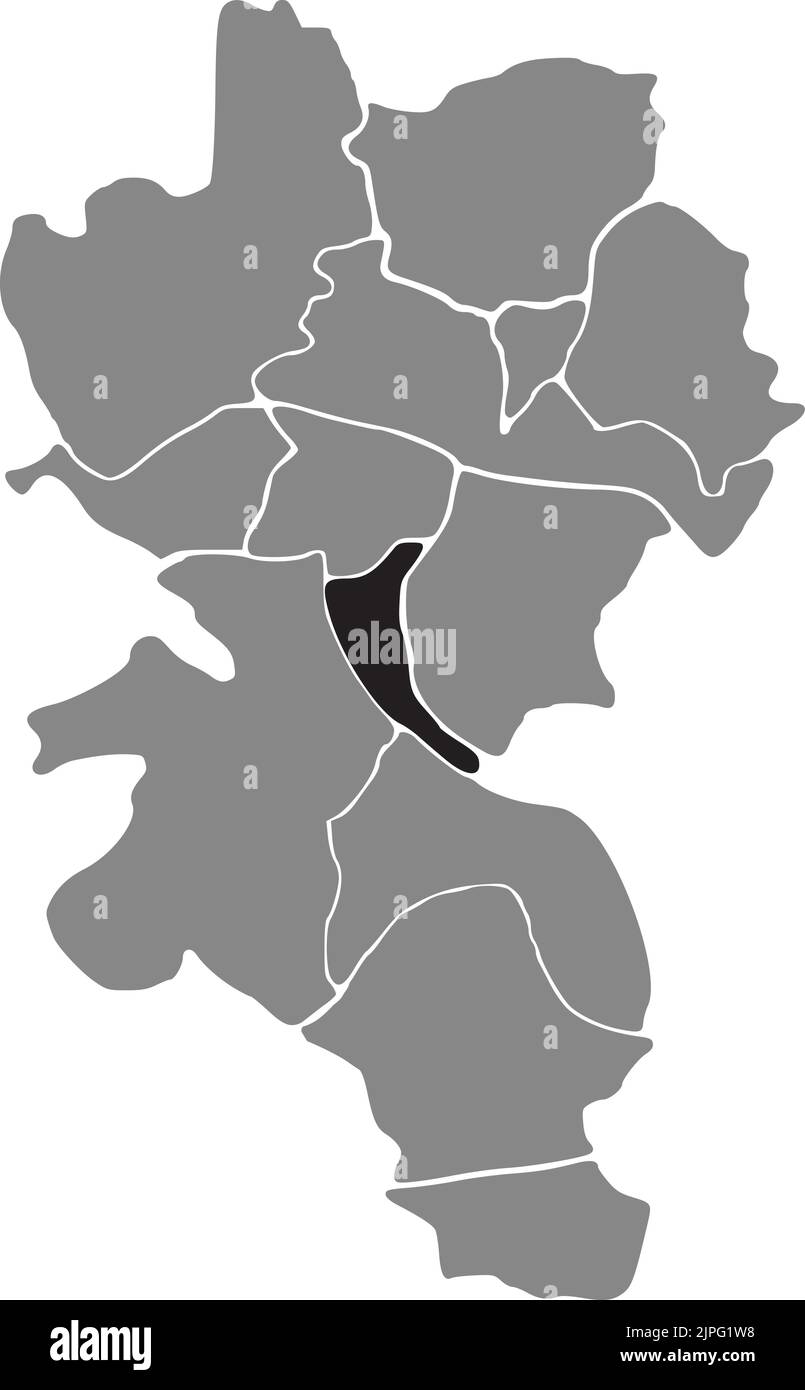 Locator map of the SANDERAU DISTRICT, WÜRZBURG Stock Vector Image & Art ...