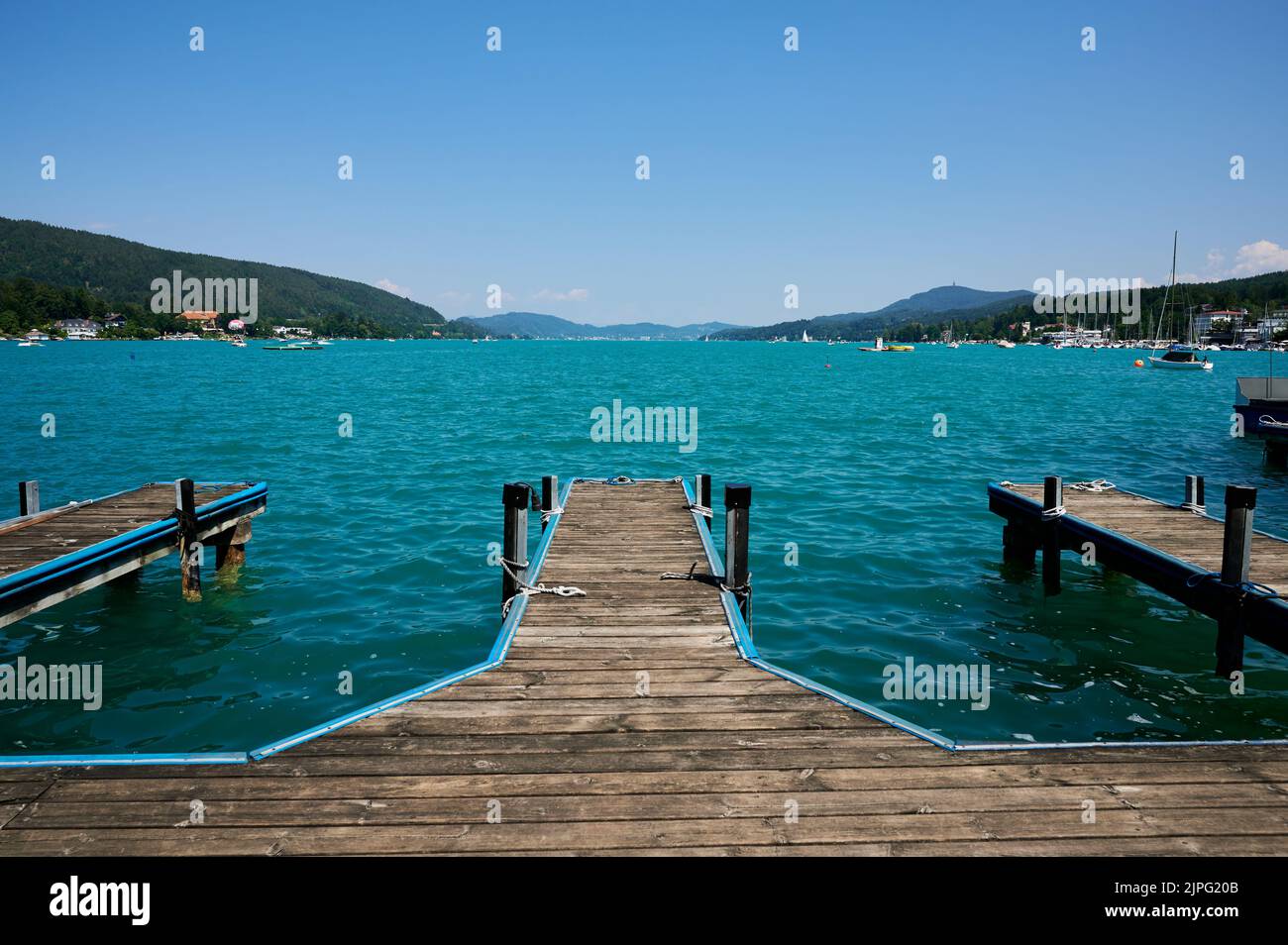 Velden, Carinthia, Austria: View From The Small Village Velden To The ...