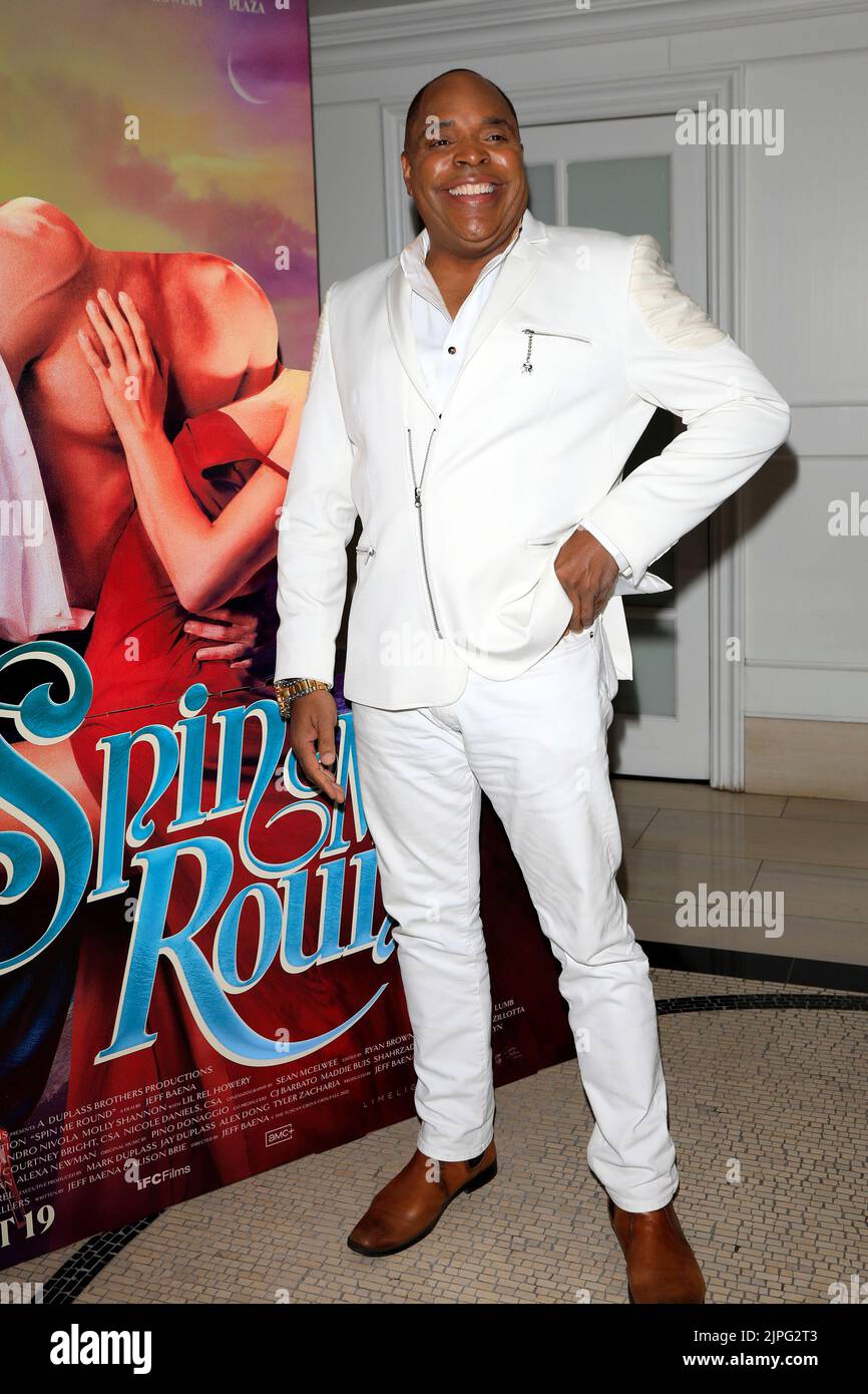 LOS ANGELES - AUG 17: Tyrone Jackson at the Spin Me Round Special Screnning at The London Hotel ...