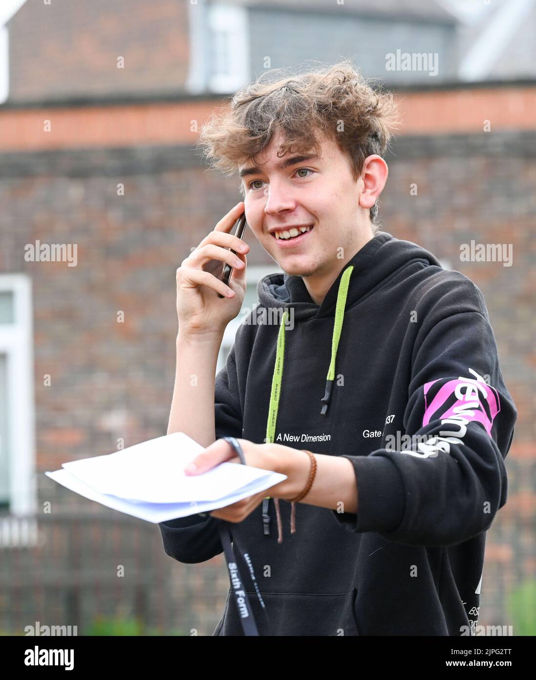 Pupil uk teen exam results a levels hi-res stock photography and images ...