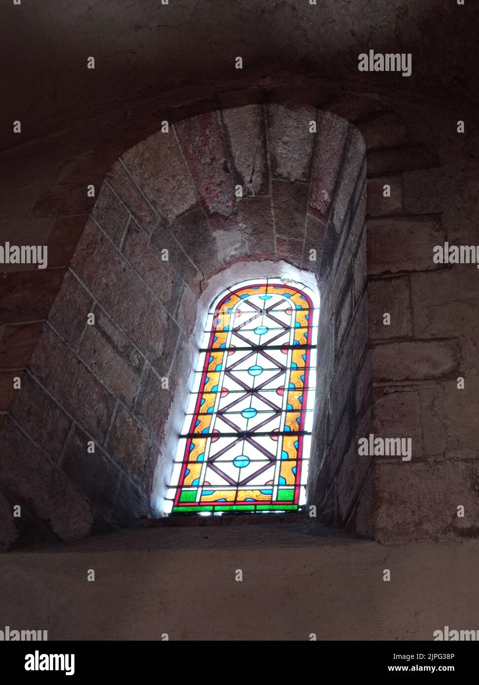 Église Saint Blaise à Vallon en Sully, L'Allier, France Stock Photo - Alamy