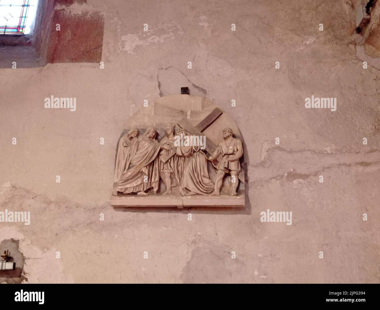 Église Saint Blaise à Vallon en Sully, L'Allier, France Stock Photo - Alamy