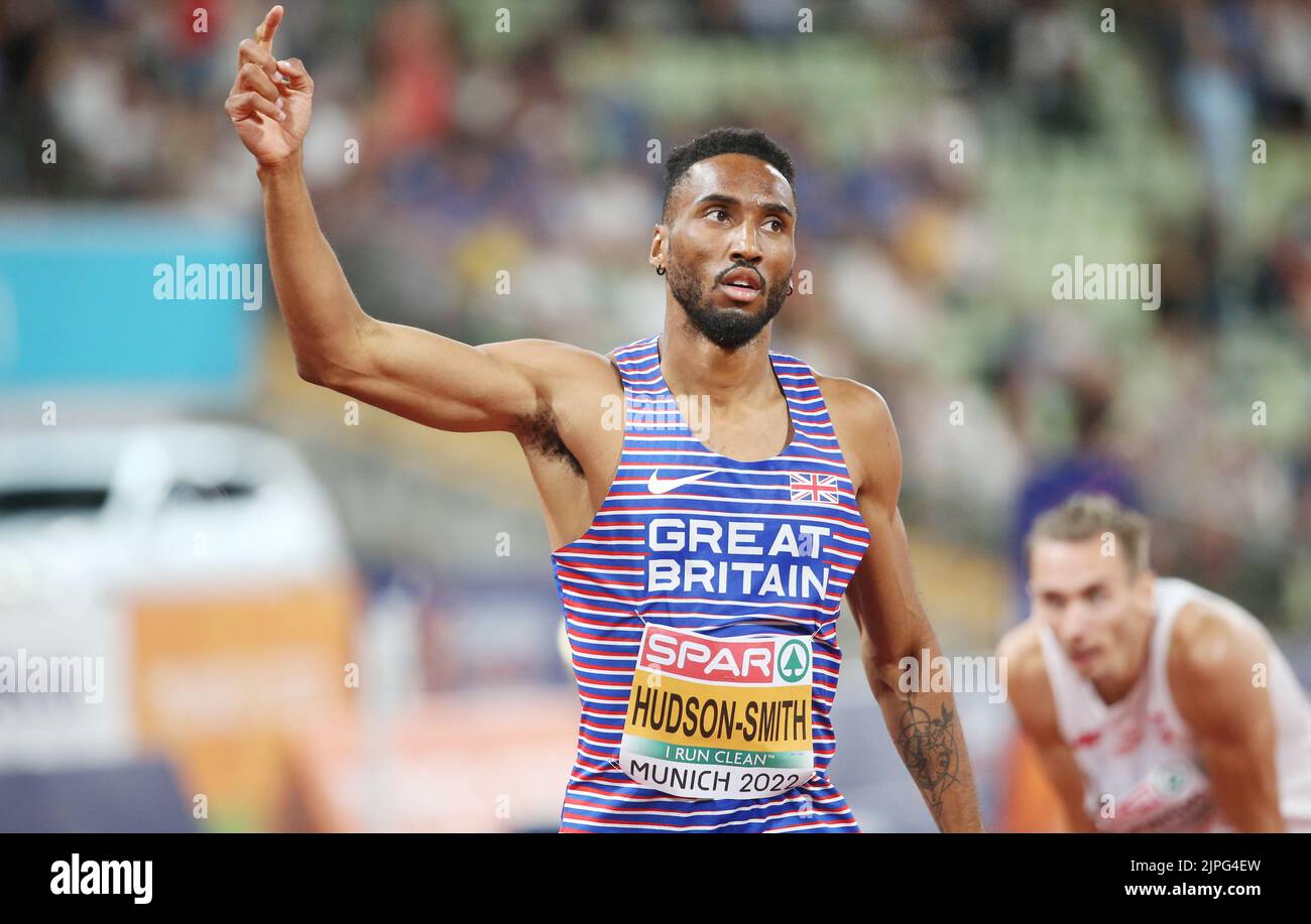 Matthew Hudson-Smith Gold medal of Great Britain during the Athletics ...