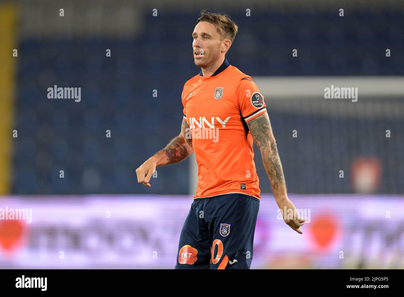 ISTANBUL - Lucas Biglia of Istanbul Basaksehir during the Turkish Super ...