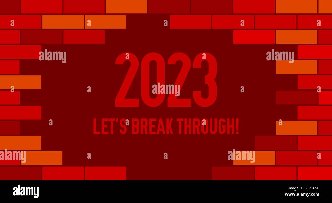 2023 lets break through. Break in the red brick wall. Merry Christmas ...