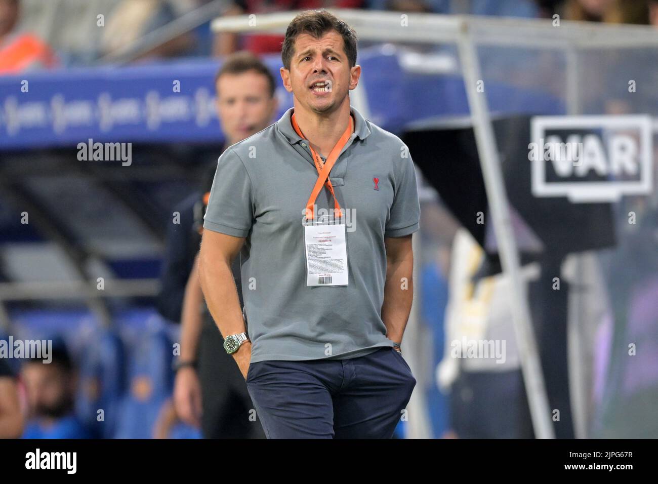 ISTANBUL - Istanbul Basaksehir trainer coach Erdinc Sozer during the ...