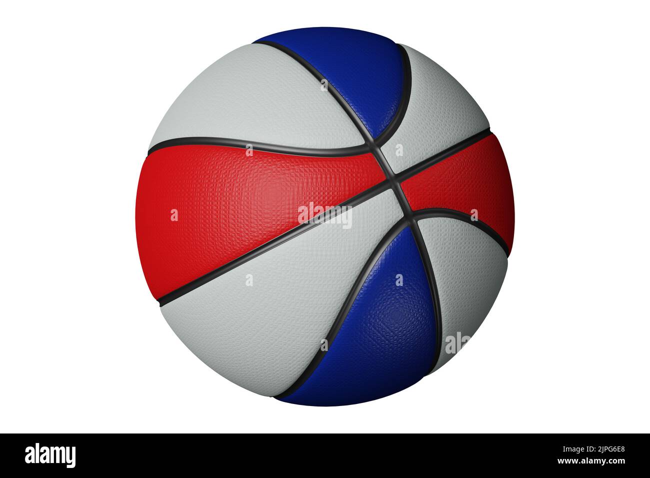 3d rendering of a basketball ball isolated on white background ...