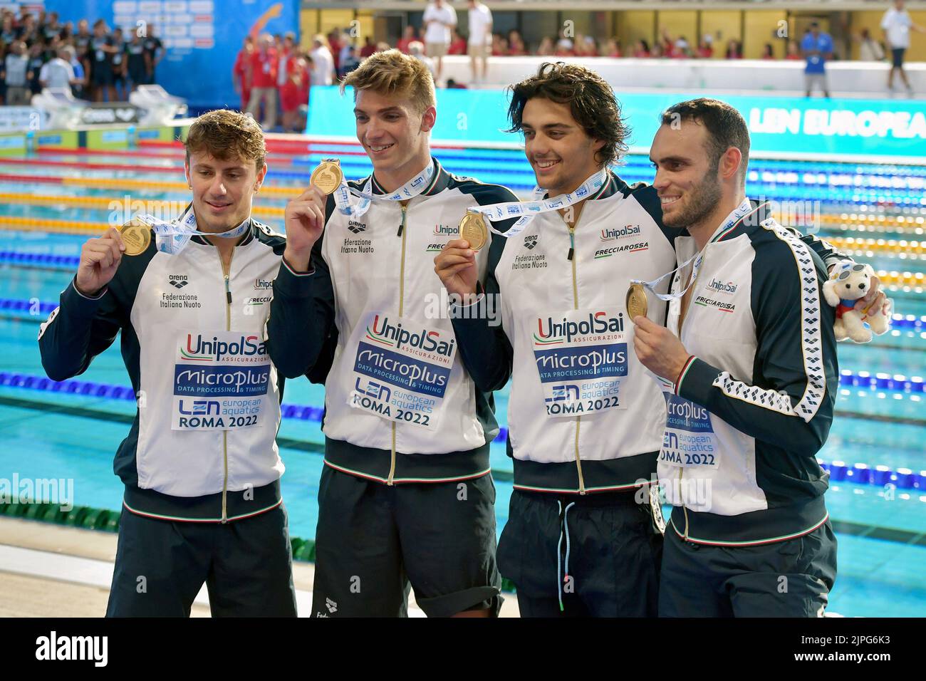 Rome, Italy. 17th Aug, 2022. Rome, August 17, 2022 European Swimming ...
