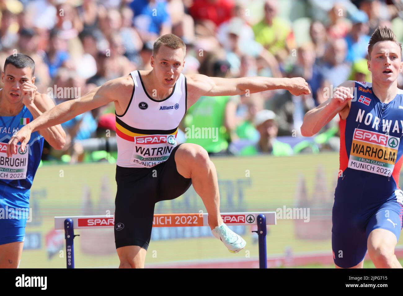 Belgian Julien Watrin pictured in action during the semi-finals of the ...