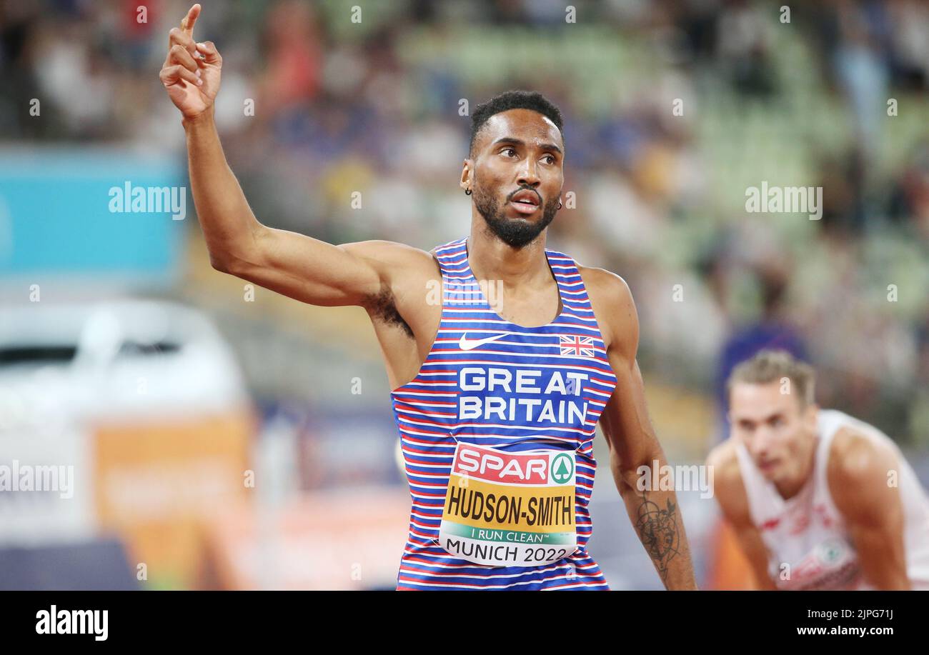 Matthew Hudson-Smith Gold medal of Great Britain during the Athletics ...