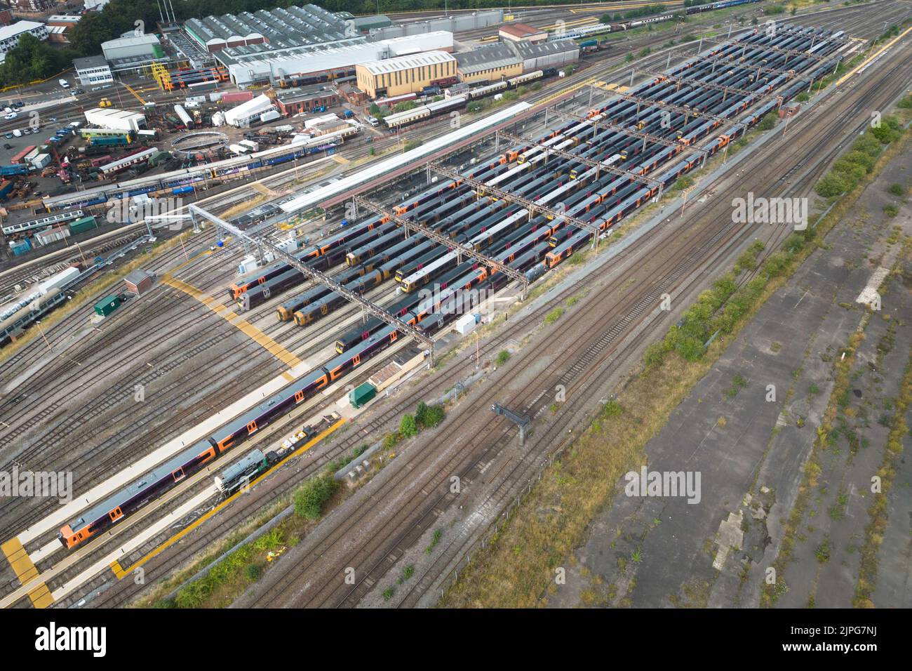 Tyseley, Birmingham August 18th 2022 - Parked and unused West Midlands ...