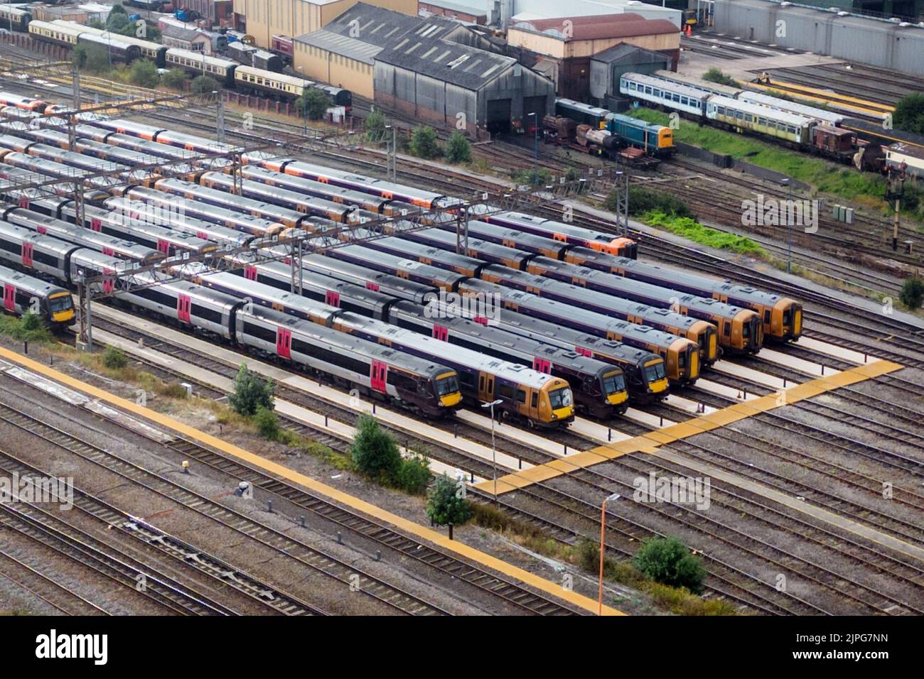 Tyseley, Birmingham August 18th 2022 - Parked and unused West Midlands ...