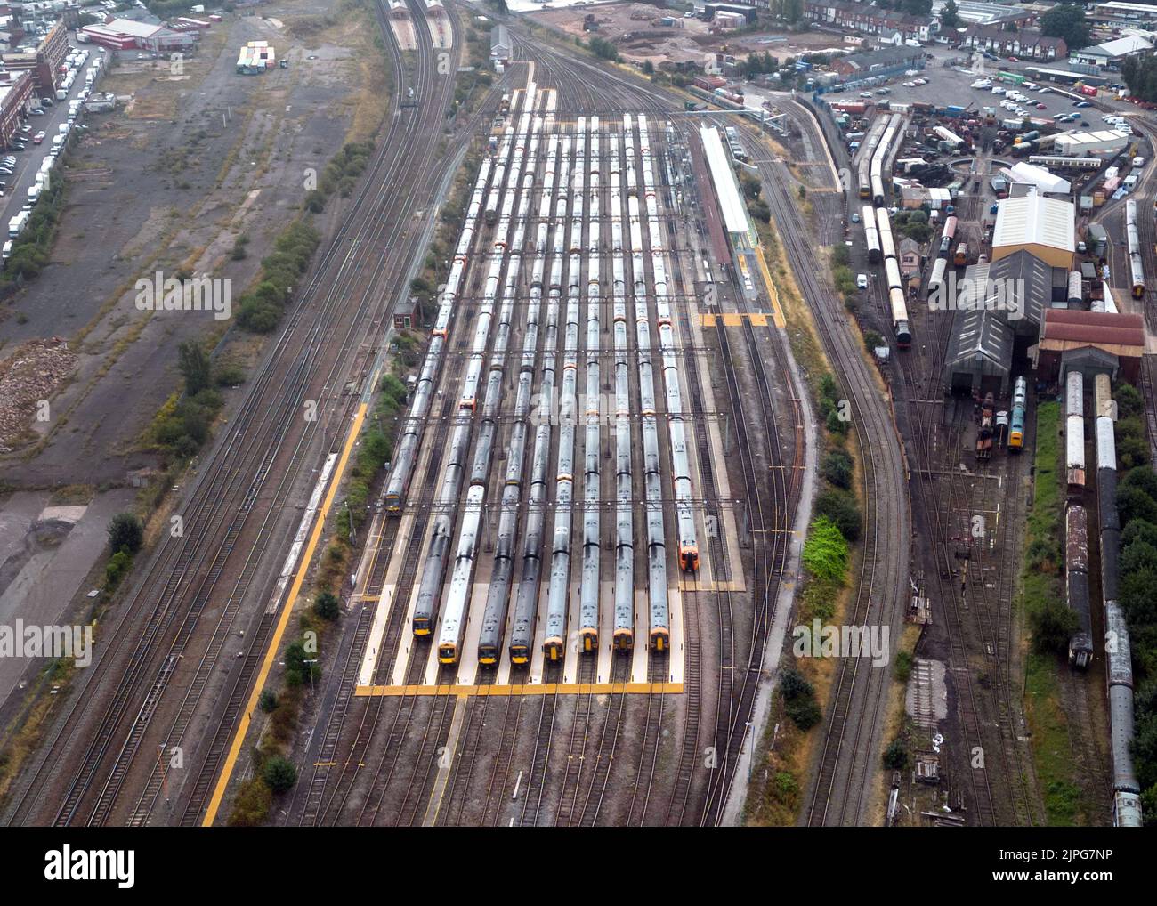 Tyseley, Birmingham August 18th 2022 - Parked and unused West Midlands ...