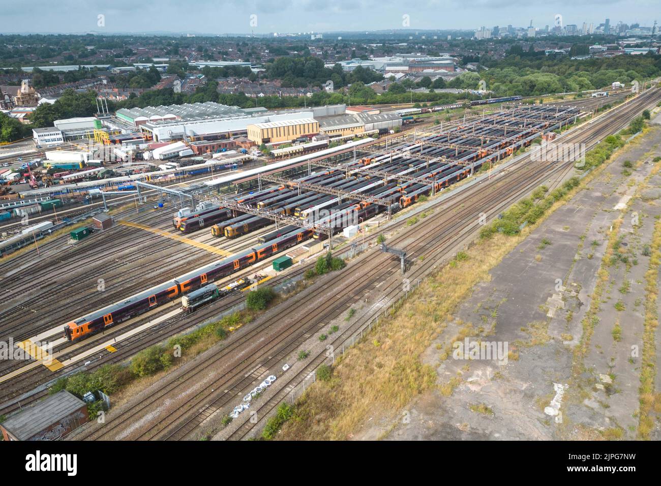 Tyseley, Birmingham August 18th 2022 - Parked and unused West Midlands ...