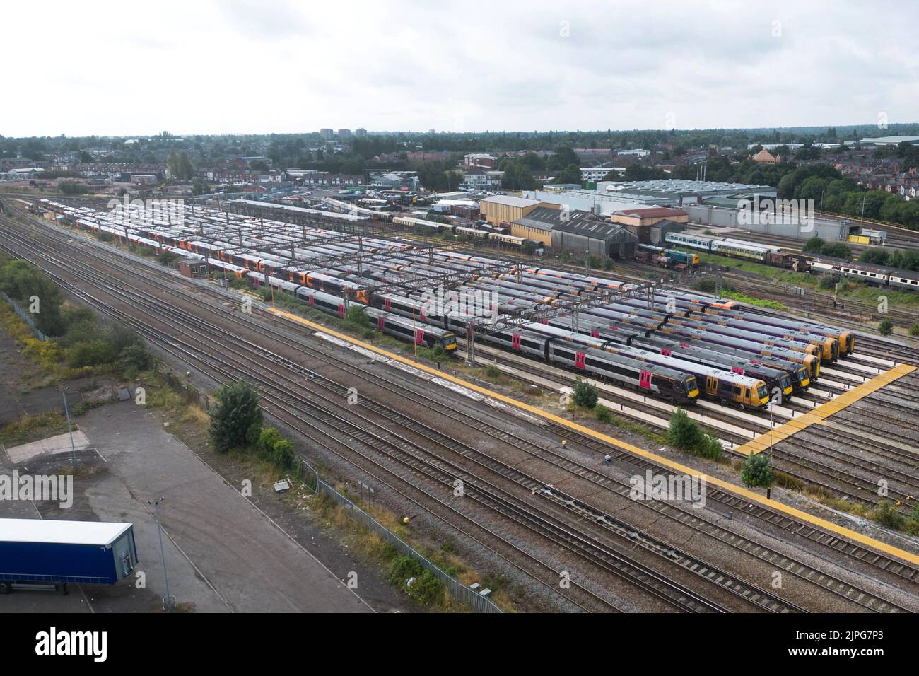 Tyseley, Birmingham August 18th 2022 - Parked and unused West Midlands ...