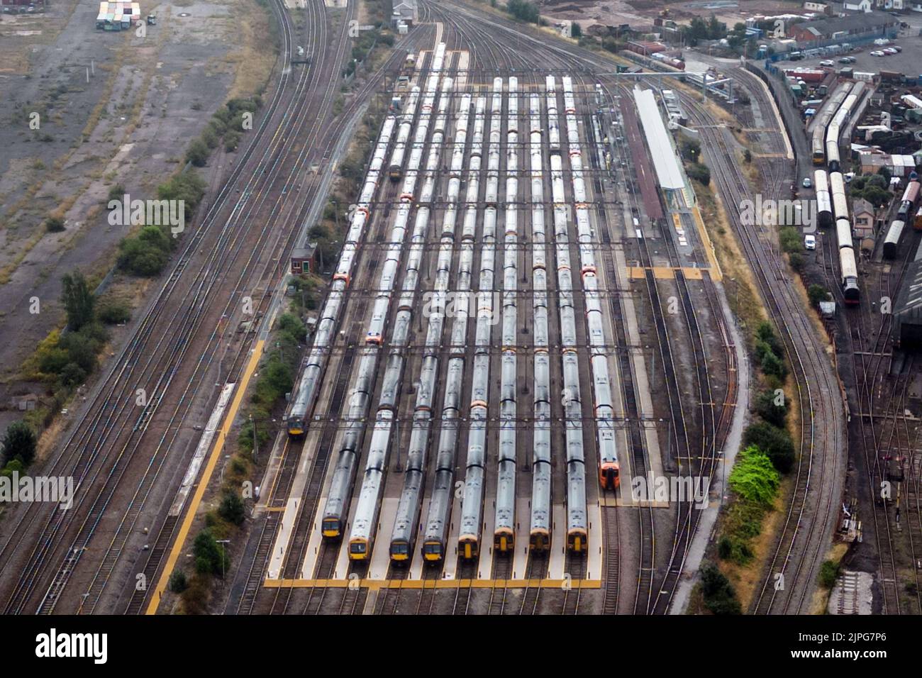 Tyseley, Birmingham August 18th 2022 - Parked and unused West Midlands ...
