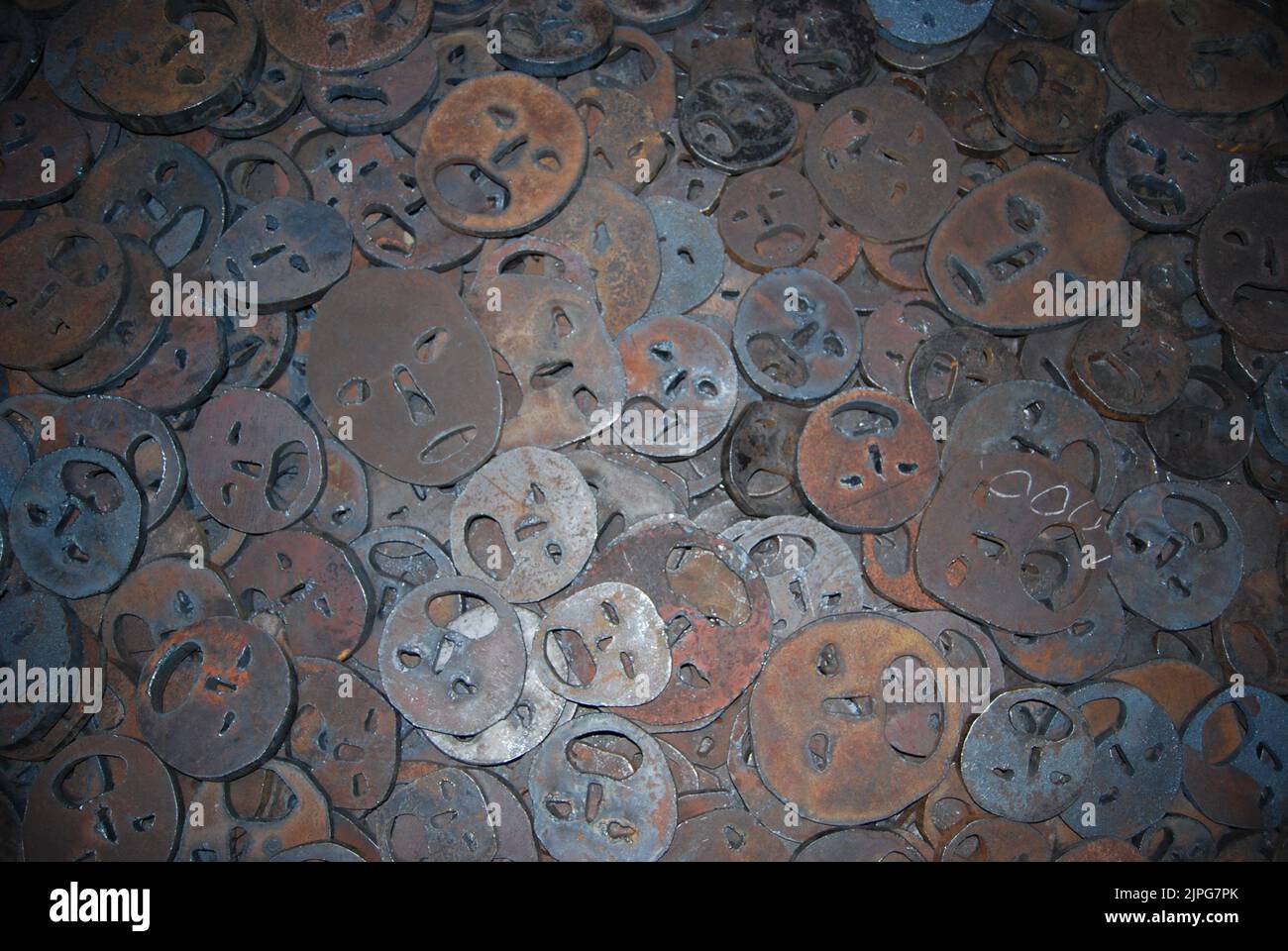 Shalekhet (Fallen Leaves) by Menashe Kadishman Stock Photo - Alamy